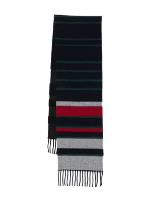 Paul Smith Wool Blend Scarf - Blue