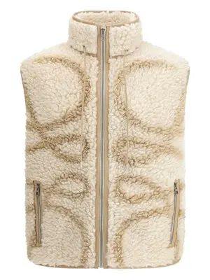 Loewe Anagram Wool Vest - Beige