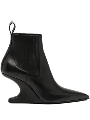 Rick Owens Paneled Booties