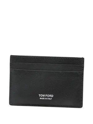 TOM FORD Leather Credit Card Case - Black