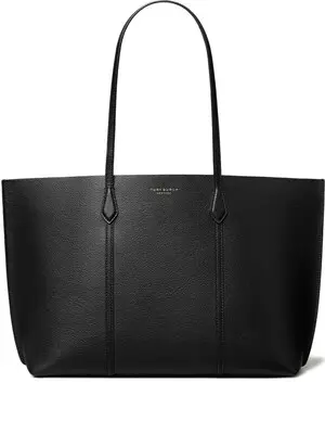 Tory Burch Perry Medium Leather Tote - Black