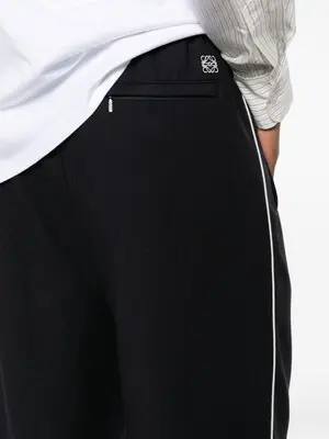 Loewe Wool Drawstring Trousers - Blue