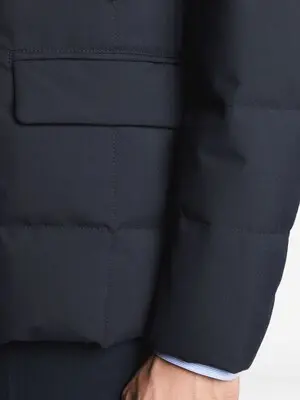 FAY Short Down Jacket - Blue