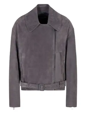 Women's Gray Leather Jackets