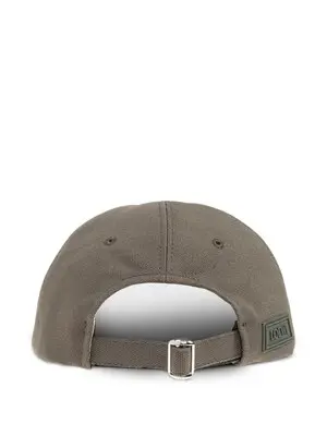 Loewe Logo Canvas Baseball Cap - Green