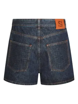 Fendi Denim Cotton Shorts