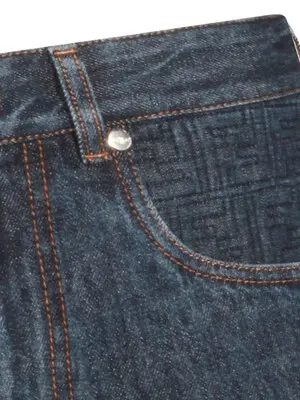 Fendi Denim Cotton Shorts