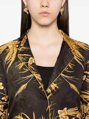 F.R.S FOR RESTLESS SLEEPERS Printed Silk Shirt
