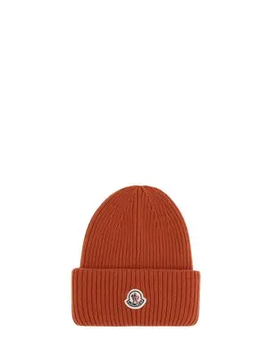 Moncler Logo Cap - Orange
