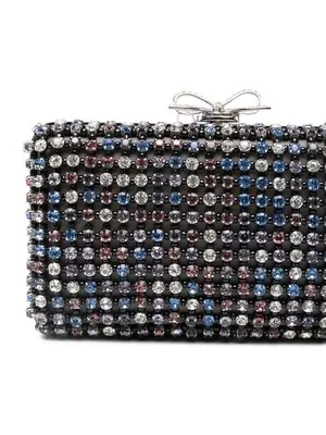 SELF-PORTRAIT Crystal Embellished Clutch - Multi