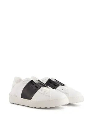 Valentino Garavani Open Leather Sneakers - White