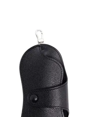 VALEXTRA Crossbody Glasses Case - Black