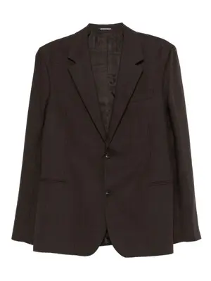 Emporio Armani Linen Single-breasted Jacket