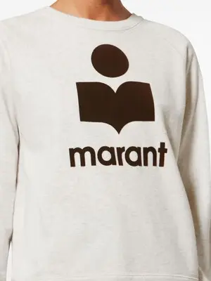 MARANT ETOILE Millyny Cotton Sweatshirt - Brown