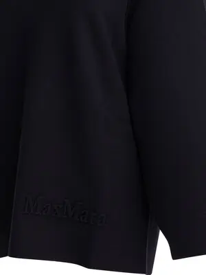 Max Mara Boat-neck Long-sleeve Sweater - Blue
