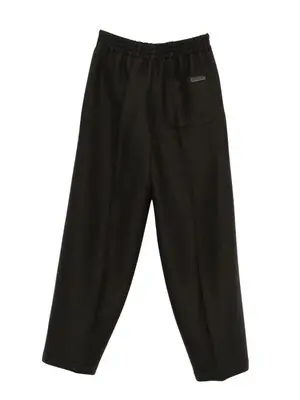 AMI Paris Wool Wide-leg Trousers