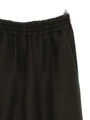 AMI Paris Wool Wide-leg Trousers