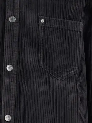 AMI Paris Cotton Overshirt - Grey