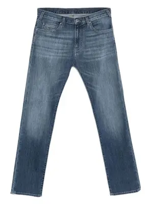 Emporio Armani Raw Edge Hem Jeans For Men
