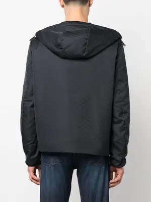 Emporio Armani Nylon Blouson Jacket - Blue