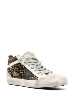 GOLDEN GOOSE Mid Star Leather Sneakers - Multi