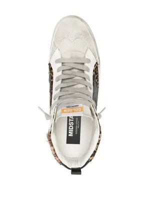 GOLDEN GOOSE Mid Star Leather Sneakers - Multi
