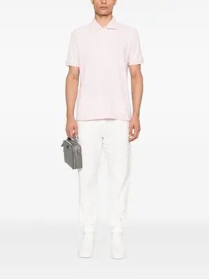Thom Browne Cotton Polo Shirt - Pink