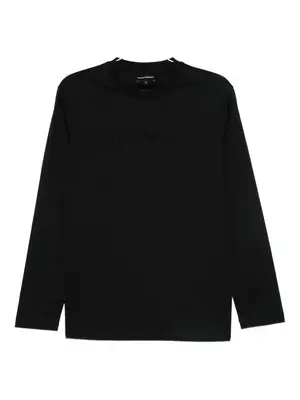 Emporio Armani Logo Cotton T-shirt - Blue