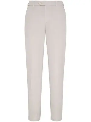 Brunello Cucinelli Cotton Trousers - Beige