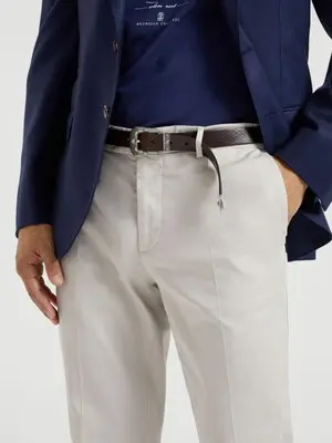 Brunello Cucinelli Cotton Trousers - Beige