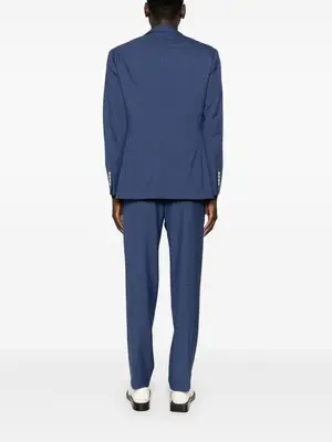 Brunello Cucinelli Wool Single-breasted Suit - Blue
