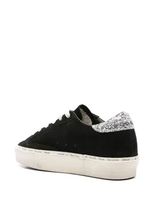 GOLDEN GOOSE Hi Star Suede Sneakers - Black