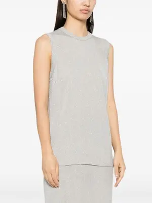 TOM FORD Sequined Top - Silver