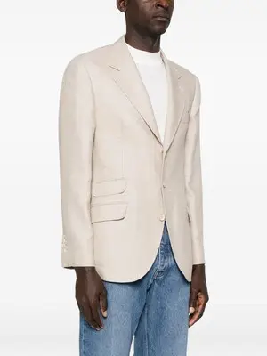 Brunello Cucinelli Single-breasted Jacket - Beige