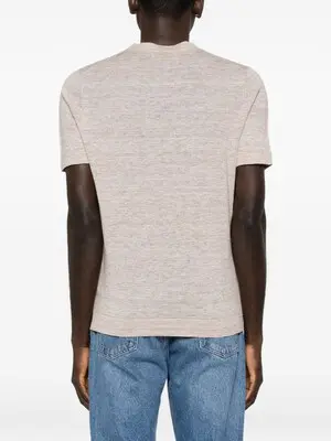 Brunello Cucinelli Linen Blend Sweater - Beige
