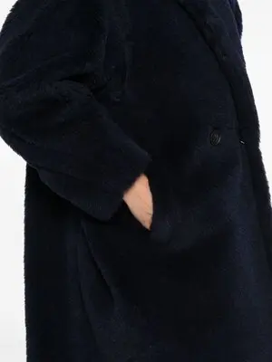 Max Mara Double-breasted Coat - Blue
