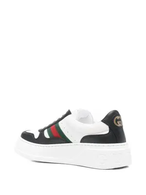 Gucci Chunky Leather Sneakers - Black