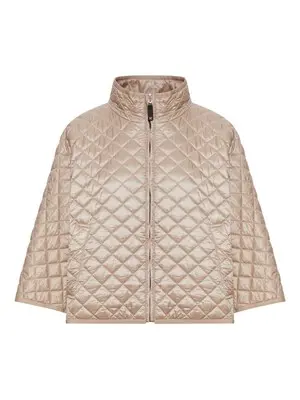 Max Mara Quilted Nylon Cape