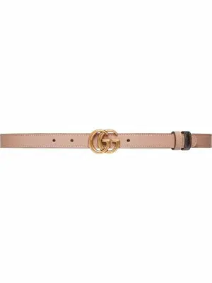 Gucci Gg Marmont Leather Belt - Pink