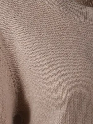 ALLUDE Cashmere Sweater - Beige