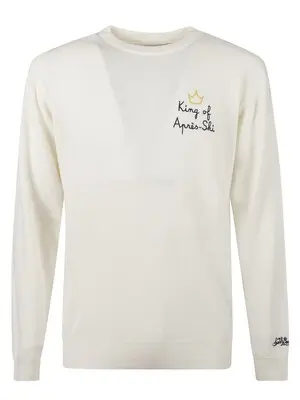 MC2 SAINT BARTH Printed Heron Sweatshirt - White