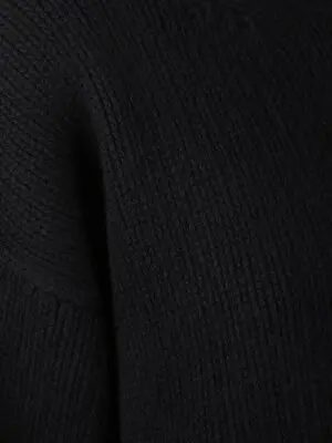 JUCCA Oversized Turtleneck Jumper - Black