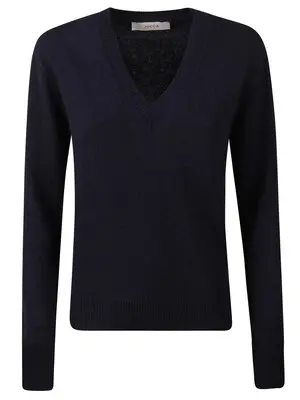 JUCCA V-neck Pullover - Blue