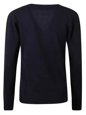 JUCCA V-neck Pullover - Blue