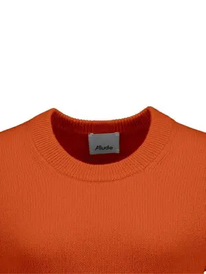 ALLUDE Cashmere Sweater - Orange
