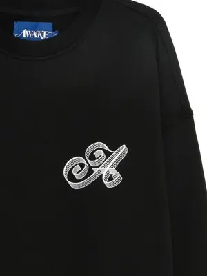 AWAKE NY Script Crew Neck Sweatshirt