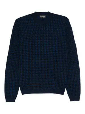Emporio Armani Men Patterned Knitwear For Men
