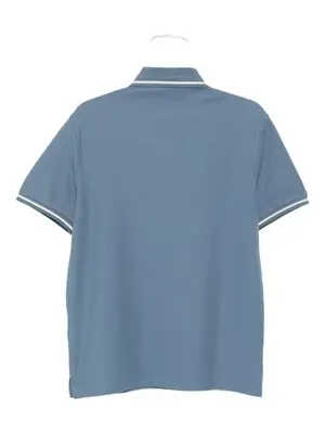 Emporio Armani Cotton Polo Shirt - Blue