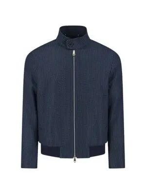 Paul Smith Zipped-up Bomber - Blue