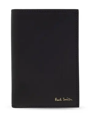 Paul Smith Credit Card Holder With Printing - Black
